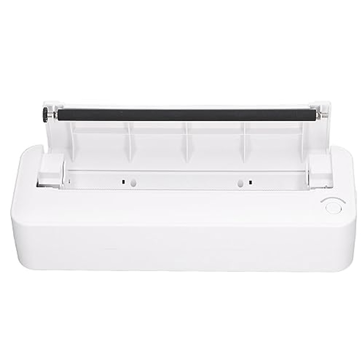 ANGGREK Thermal Printer, 2500mAh Battery Compact Design Inkless Printing Machine A4 Size High Compatibility for Home School Office