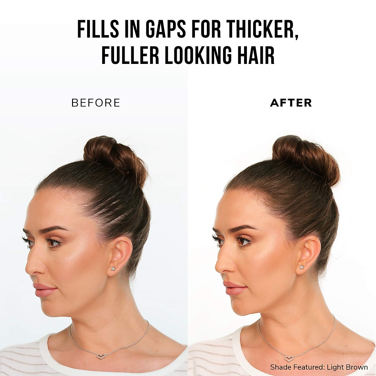 COLOR WOW Root Cover Up, Light Brown – Instant Grey Coverage and Temporary Touch-Up, Water and Sweat Resistant, No mess Award-Winning Formula