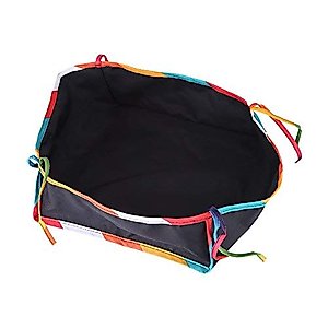 GLOGLOW (Pack of 2) Baby Stroller Pram Waterproof Bottom Basket Infant Pushchair Buggy Shopping Storage Case Organizer Bag Mesh Netting Accessories Organizer