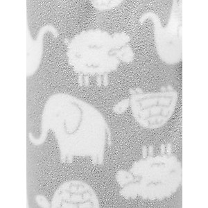 Simple Joys by Carter's Unisex Babies' Fleece Pants, Pack of 4, Grey/Animal, 6-9 Months
