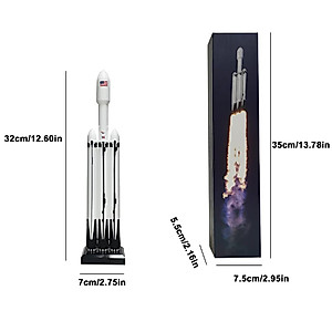wltk Space X Falcon Heavy 1/233 Diecast Rocket Model