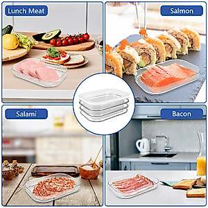 Deli Meat Container for Fridge, Stackable Food Storage Containers with Lid for Bacon, Airtight BPA Free Refrigerator Organizers and Storage for Sandwich, Lunch Meat, Cheese, Deli, Cold Cuts, Salami