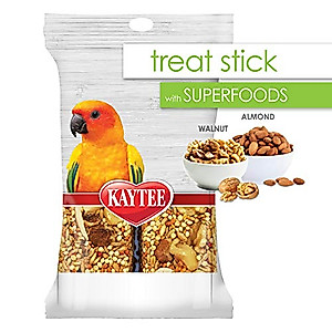 Kaytee Avian Superfood Treat Stick Almond & Walnut 5.5 Ounces