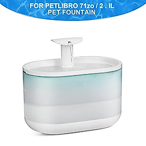 32 Packs Cat Water Fountain Filters, 16 Pack Cat Fountain Filter Replacement and 16 Pack Sponge Filter for 71oz/2.1L PLWF002 Capsule Cat Water Fountain