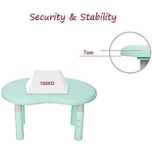 Walnut Plastic Children Table and Chair Set Chairs Furniture Sets Kids Chair and Study Table Sets Dinner Toy Furniture Set Height Adjustable
