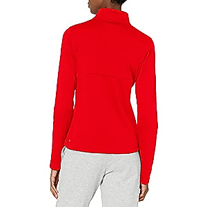 PUMA womens 1/4 Liga Training 1 4 Zip Top, Puma Red/Puma White, X-Small US