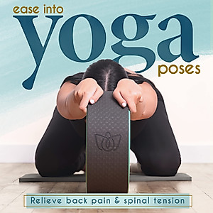 Florensi Back Roller - Back Stretcher, Back Cracker, Yoga Wheel, Deep Tissue Massager - for Back Pain Relief, Back Cracking, Yoga Stretching, Trigger Point Therapy - Foam Padded Rollers