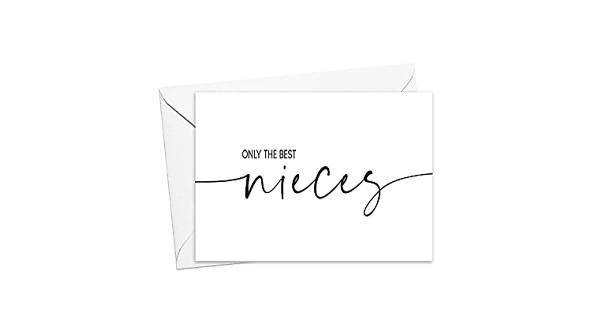 Pregnancy Announcement Card for Niece - Baby Reveal Card from Aunt & Uncle