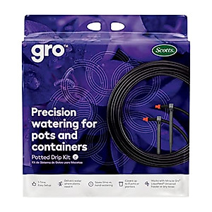 Gro Smart Precision Watering Solutions Potted Drip Kit, Bluetooth/Wi-Fi Enabled