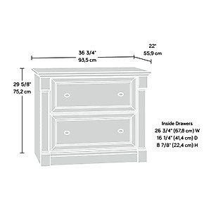 Sauder Palladia Lateral File, Select Cherry finish