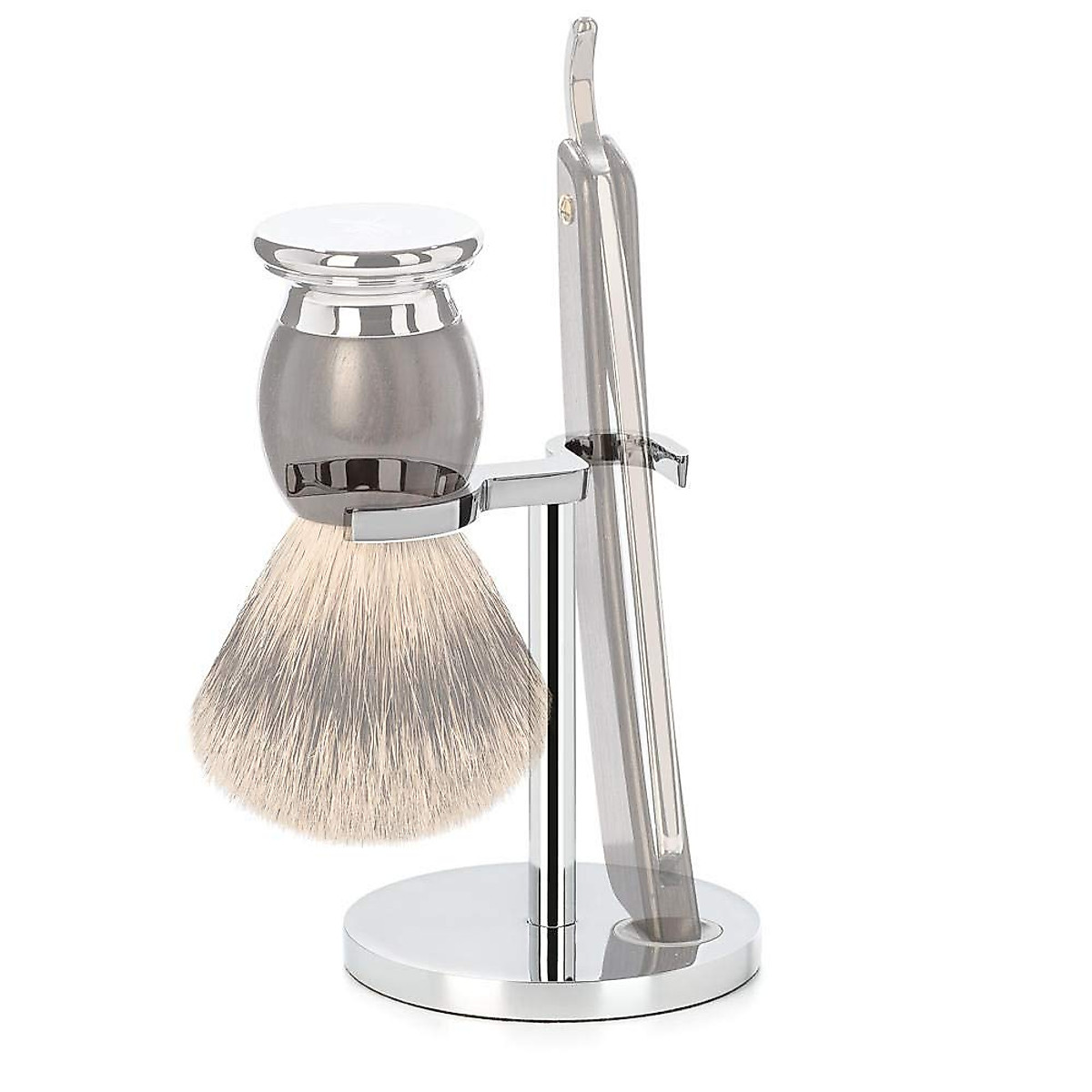 MÜHLE Universal Stand for Razors & Shaving Brushes | Shave Accessory | Chrome Modern Design