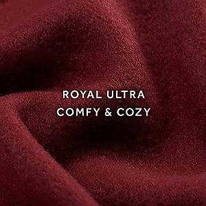 Sunbeam Royal Ultra Cabernet Heated Personal Throw / Blanket, Cozy-Warm, Adjustable Heat Settings