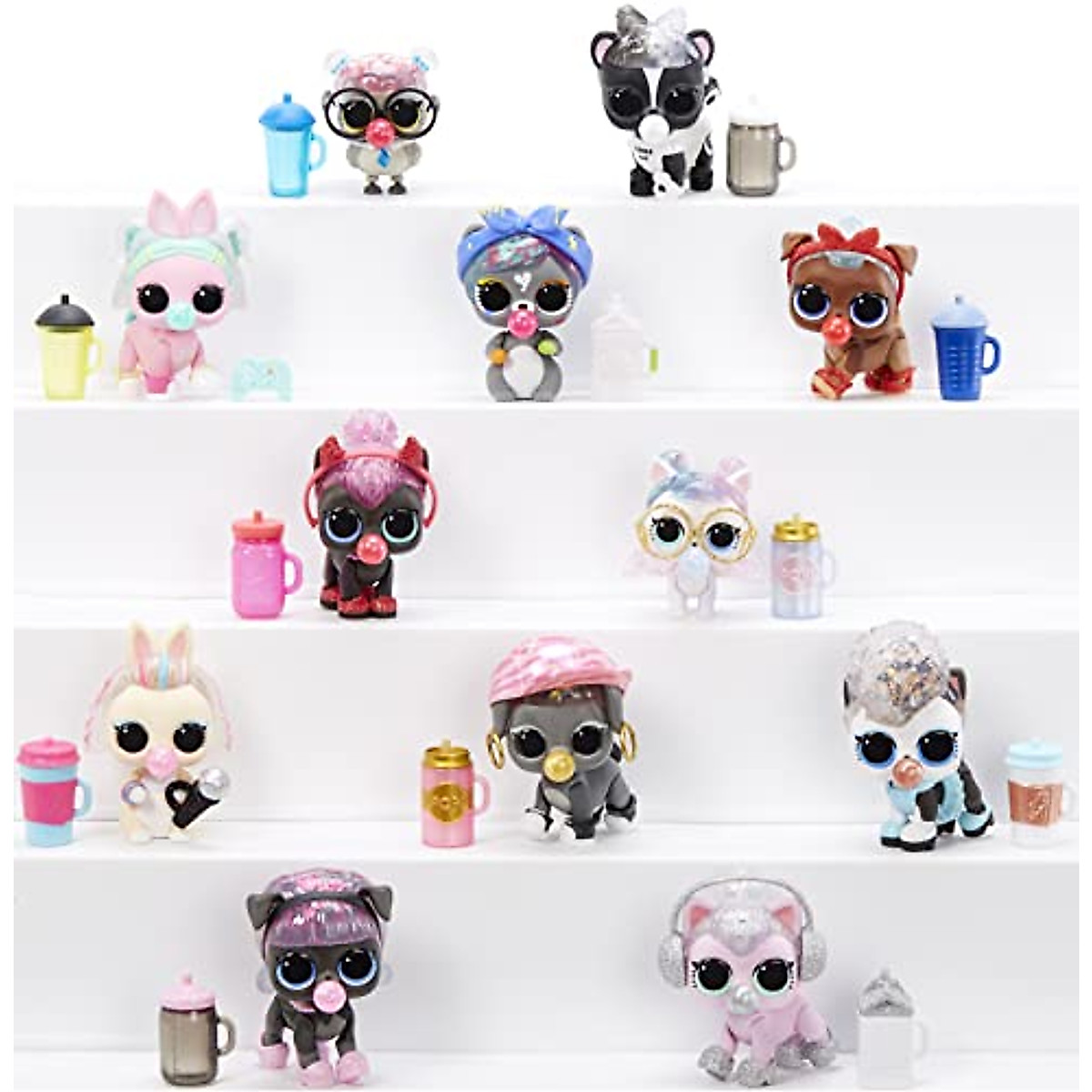 L.O.L. Surprise! LOL Surprise Glitter Color Change Pets with 5 Surprises- Collectible Pet Including Glittery Accessories, Holiday Toy, Great Gift for Kids Girls Boys Ages 4 5 6+ Years Old