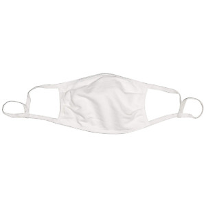 Hanes X-Temp Adjustable Comfort Mask, White, 5 Count (Pack of 1)