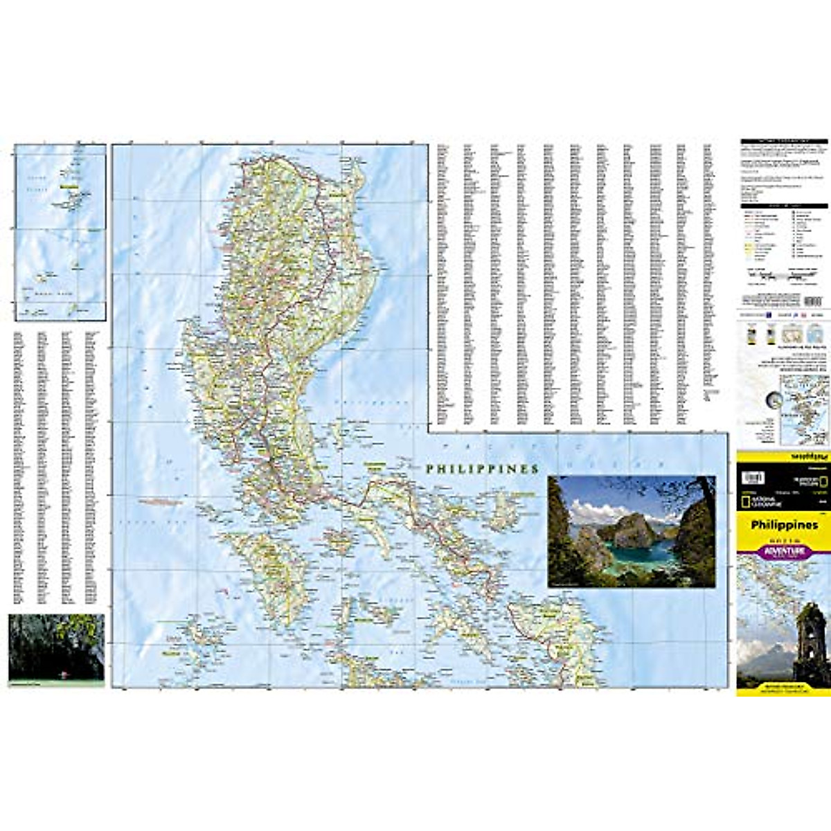 Philippines Map (National Geographic Adventure Map, 3022)