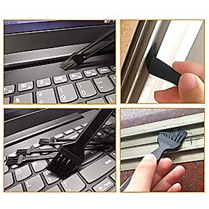 Computer Cleaning Kit, 19 in 1 Multi-Purpose Brushes Anti Static Brushes Clothes for Computer Printer Car Player Window