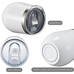 Bachelorette Gifts for Bride - Stainless Steel Wine Tumbler with Lid 12oz for Bride to Be Gifts, Bridal Shower Gift, Bachelorette Gifts, Engagement Gifts, Wedding Gifts, Funny Newlywed Cup Gifts