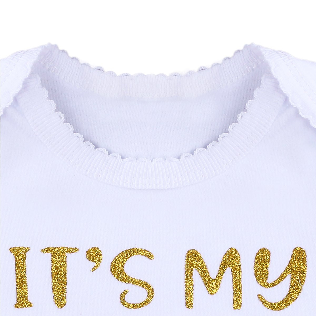 It’s my 1st Birthday Outfit Baby Girl Romper Tutu Skirt Glitter Sequin Bowknot Headband Leg Warmers Clothes 4pcs Set Cake Smash Photography Props Pink 1st Birthday 1 Year Old