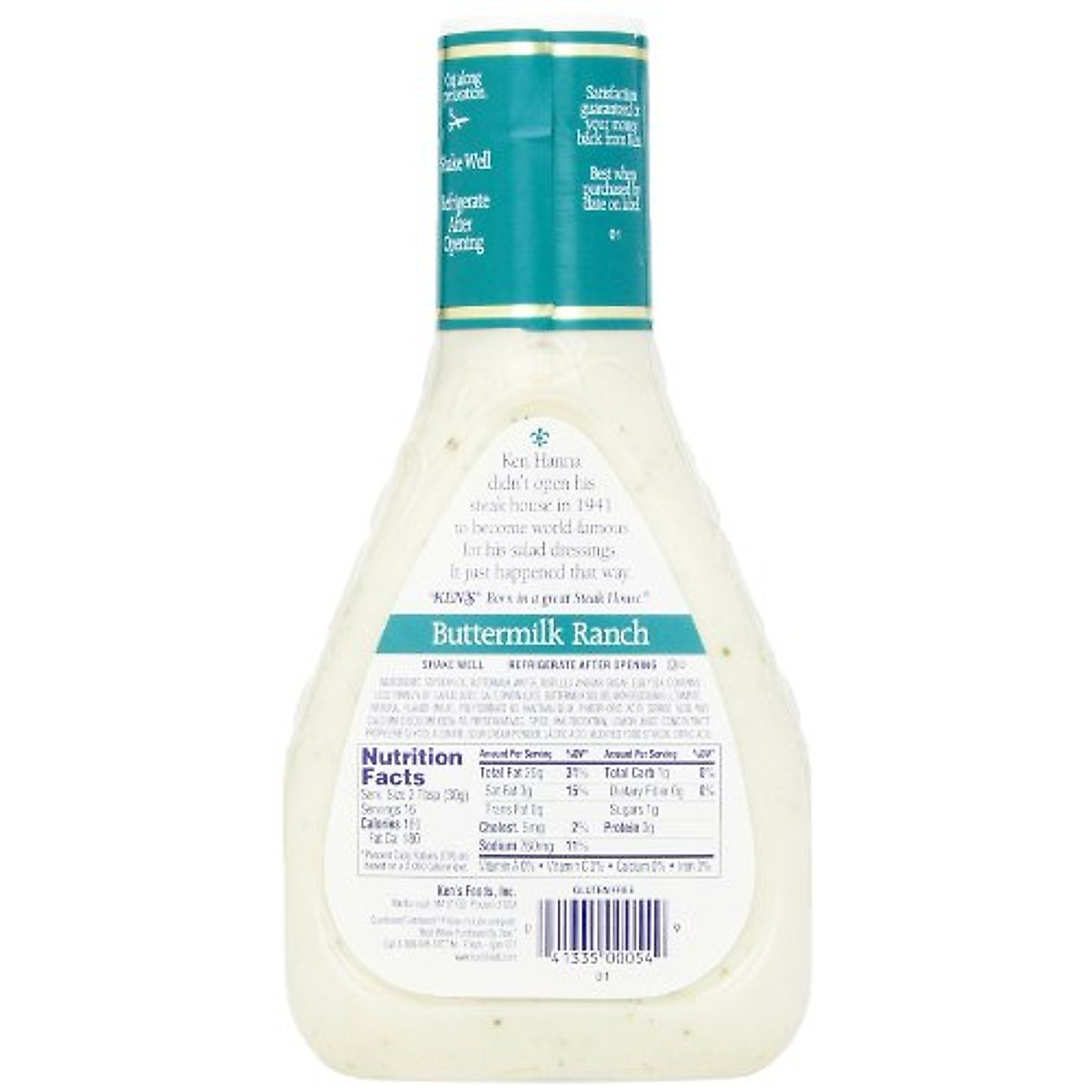 Ken's Foods Buttermilk Ranch Dressing, 16 oz