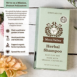 Moon Valley Organics HERBAL SHAMPOO BAR - SIBERIAN FIR (2PACK)