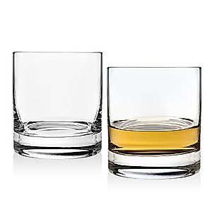 Lefonte Whiskey Decanter set for Liquor Scotch Bourbon or Wine, Includes 2 Old Fashioned Whisky Glasses