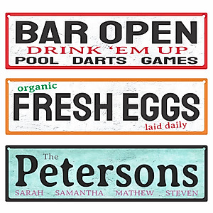 ATX Custom Signs - Weatherproof Aluminum Metal Custom Personalized Sign Multiple Sizes Custom Text Caution, Danger, Warning Notice