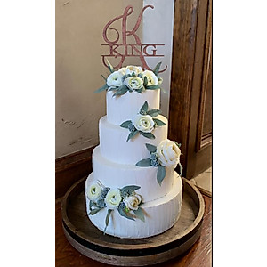 Crafare 5 Tiers Round Foam Cake Dummies Set 20 Inch Tall White Fake Cake Dummy Set 4“ 6” 8“ 10” 12“ for Wedding Supplies Baby Shower Birthday Decorating Display