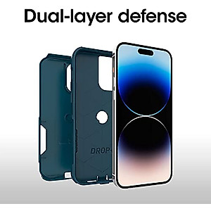 OtterBox Commuter Series Case for iPhone 14 Pro Max (Only) - Non-Retail Packaging - Don't Be Blue