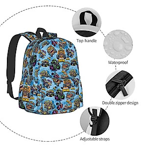 KBKBTT Monster Backpacks, Laptop Backpacks Hiking Backpacks, Outdoor Lightweight Backpack.