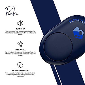 Skullcandy Push True Wireless In-Ear Earbud - Indigo (Renewed)