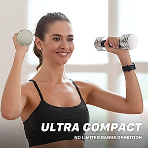 Hand Weight Set of 2 for Women 5lb Pair (3lb/4lb/5lb) Adjustable Dumbbells with Foam Handles Chrome Home Exercise Gym Workout (Standard-Finish 5lb×2)