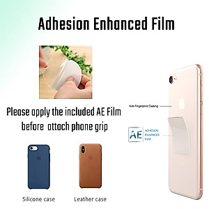 COMMONKUNST Tropical Rare Leaf Plant Multi Functional Collapsible Expandable Mobile Phone Grip & Kicktand (Albo Monstera)