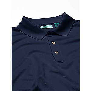 Cubavera Men's Essential Textured Performance Polo Shirt, Dress Blues, X-Large