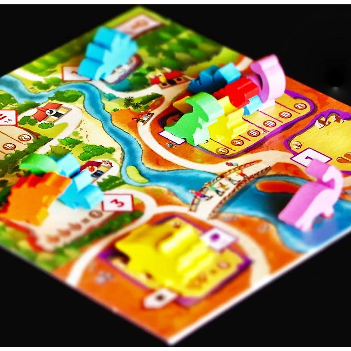 Ankama Draftosaurus - Bringing The Jurassic Era Alive- in Draftosaurus, Your Goal is to Have The Dino Park Most Likely to Attract Visitors, Family Fun Drafting Game, for 2 to 5 Players, Ages 8 and Up