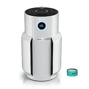 Shark NeverChange Whole Home Air Purifier with 5 Year HEPA Air Filtration, Covers Up To 1400 Sq Ft & HP301 NeverChange Air Purifier MAX, 5-year filter, save $300+ in filter replacements