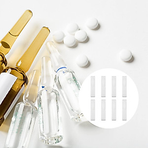 TEHAUX Ampule Opener, Ampule Breaker Plastic Ampoule Bottle Openers Glass Bottle Cutting Device Reusable Ampoule Bottle Cutter for Nurses Doctors (8pcs, White)