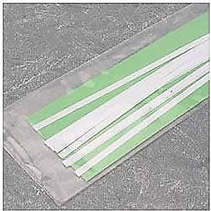 White Dimensional Strips .010in x .125in x 14in (10)