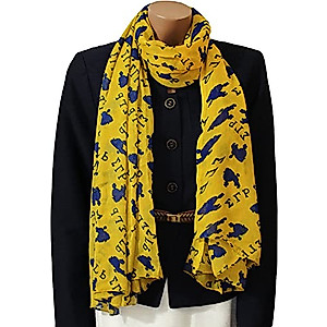 Divine Nine Depot Oversized Sigma Gamma Rho Poodle Long Scarf (Gold)