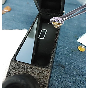 Generic Jewelry Refractometer, Portable Gem Tester, Professional Gemstone Tester, Gem Refractometer, Measures Refractive Index 1.30-1.81, Flashlight Included, Easy to Use