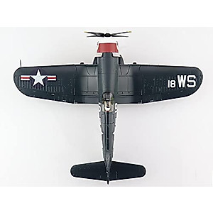 Vought F4U-4 Corsair Fighter Aircraft VMF-323 Death Rattlers USS Sicily (June 1951) "Air Power Series 1/72 Diecast Model by Hobby Master HA8223