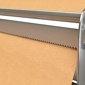 Paper Roll Dispenser and Cutter - Long 24" Roll Paper Holder - Great Butcher Paper Dispenser, Wrapping Paper Cutter, Craft Paper Holder or Vinyl Roll Holder - Wall Mountable