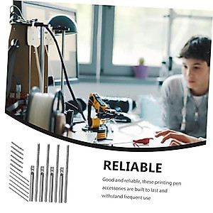 SEWOART 1 Set Printing Pen Accessories 3d Printer 3d Printing Pen Accessory Printer Pen Part Printer Part Replacement Printer Accessory Printing Pen Replacement Needle Part Metal