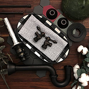 Kingston Brass EV6005 Fauceture Vessel Sink Drain with Tail Tube Set-In, Oil Rubbed Bronze