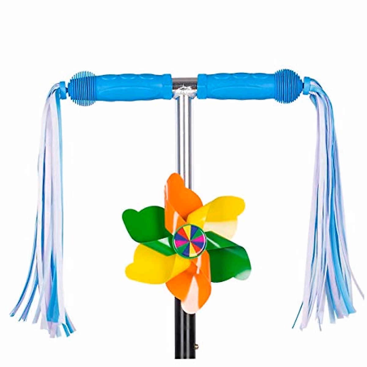 DNHCLL 1 Pair Kids Bicycle Bike Handlebar Scooter Streamer Children Bicycle Tassel Ribbon Best Xmas Gift for Girls and Boys Bike Decor