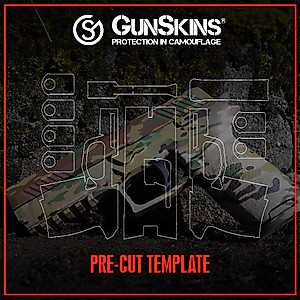 GunSkins Precut Pistol Skin for Sig Sauer P365 - Compatible with Airsoft AEG BB Gun - Vinyl Wrap - Easy to Install - 100% Waterproof - Matte Finish - Made in USA - GS Come and Take It