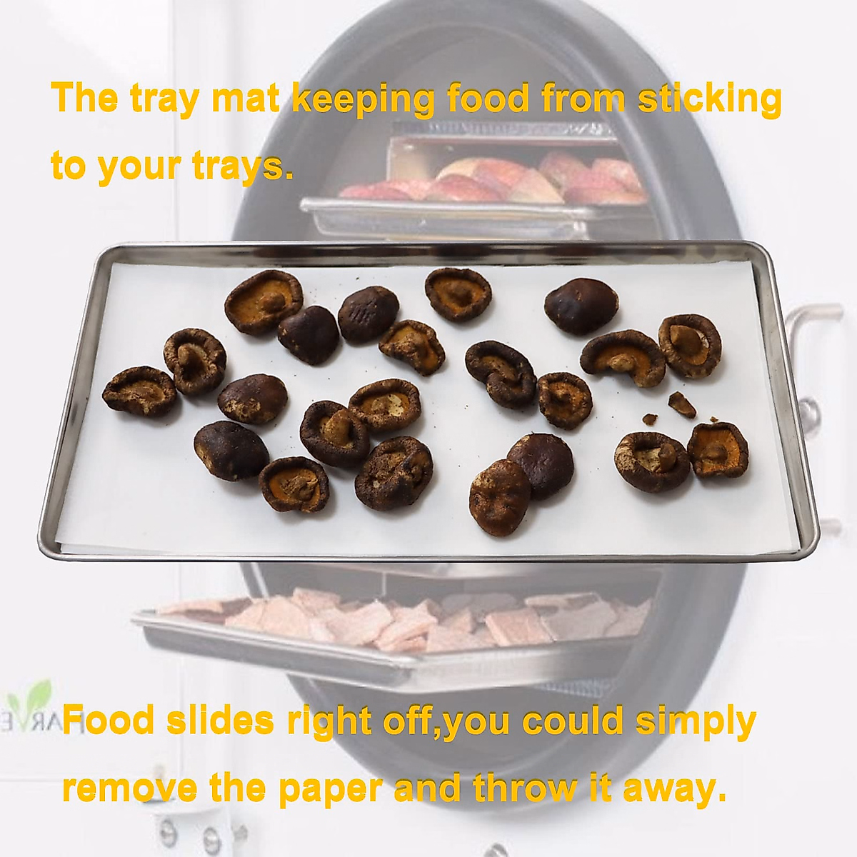 PIAOLGYI Tray Mats Set for Harvest Right Freeze Dryer Trays,One-Off Parchment Paper,Accessories Compatible with Harvest Right Freeze Dryer Medium Trays(150 Pcs)