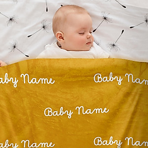 Custom Blanket, Personalized Baby Blanket, Kids Blanket, Blanket for Toddler Bed - Soft Blanket - Baby Items, Baby Blankets for Girls and Boys - Baby Boy and Baby Girl Gifts (Design 3, 30" x 40")