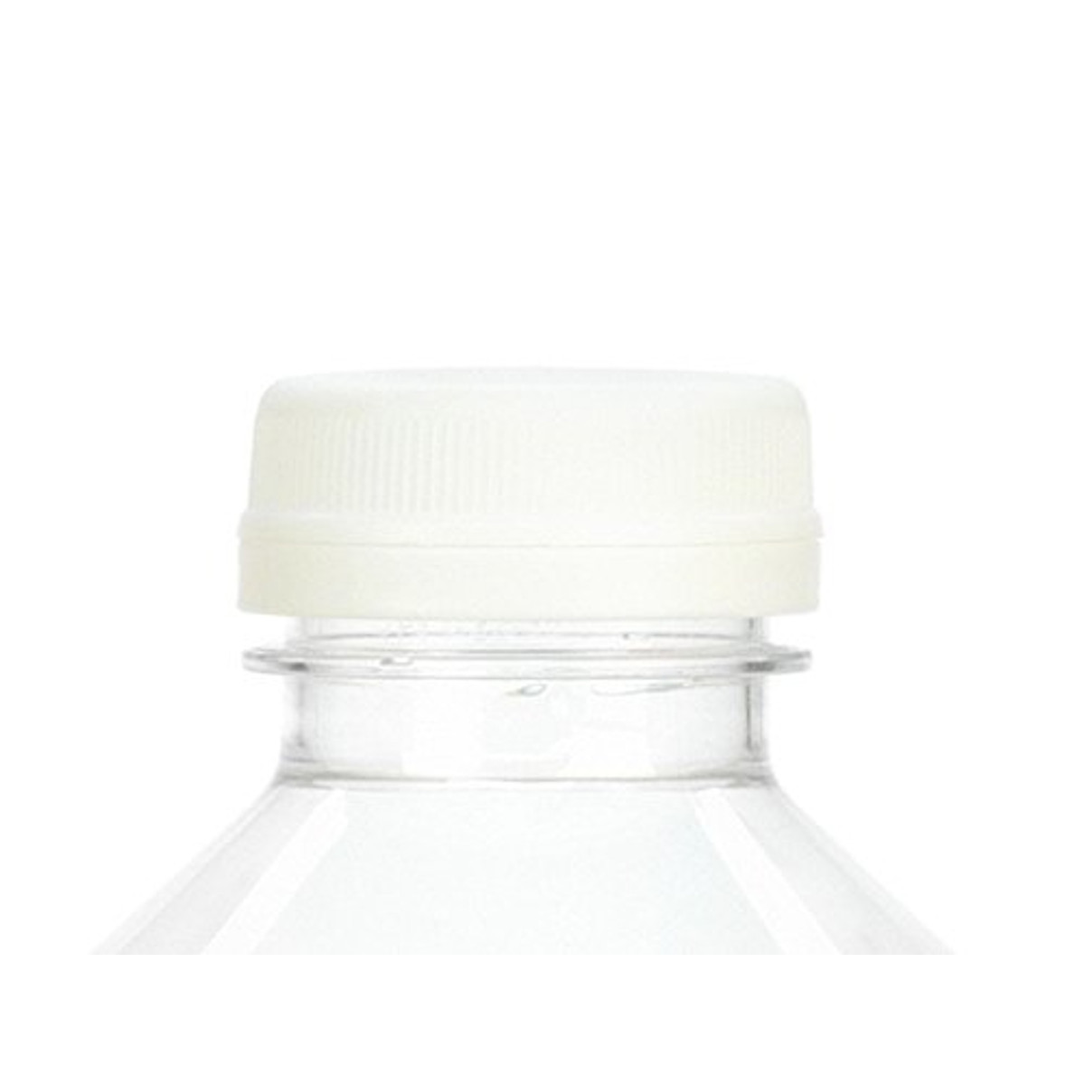 (6) 16 oz. Clear Food Grade Square Plastic Juice Bottles with White Tamper Evident Caps 6/pack