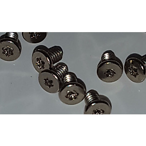 XPS 15 9550 Small Base Screws 12x Silver T5 M2x3mm Torx Laptop Screw Vite Vis