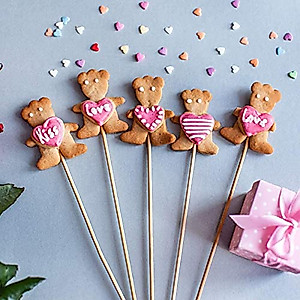 25PCS Dowel Rods Wood Sticks Wooden Dowel Rods - 1/4 x 6 Inch Unfinished Bamboo Sticks - for Crafts and DIYers